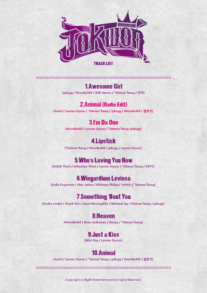 Teaser Images and Track List Released for Jo Kwon’s Upcoming Solo Album ...
