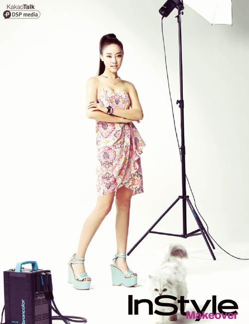 Rainbow’s Go Woo Ri Featured in “InStyle” Magazine | Soompi