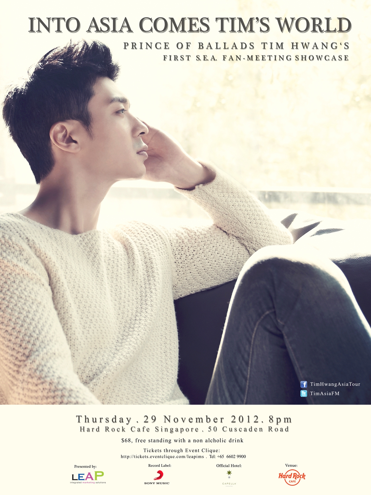 Tim Hwang to Visit Singapore as Part of His First Promotional Visit to ...