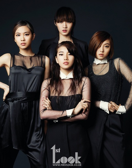 miss A Looks Sexy in Black For “1st Look” | Soompi