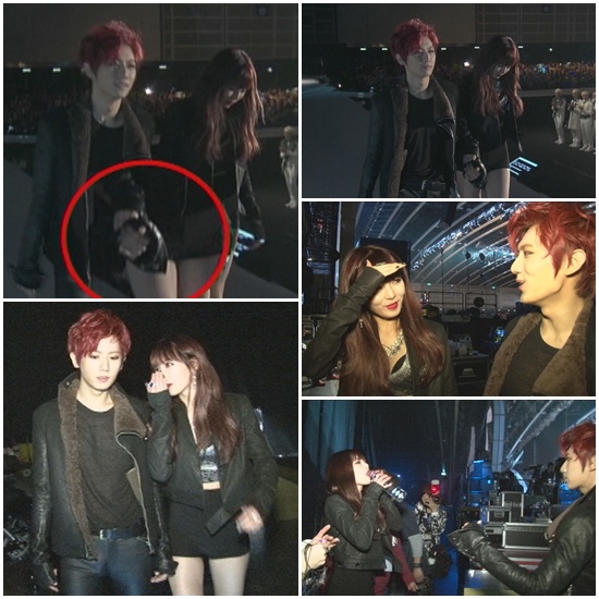 MAMA Backstage Scenes May Trigger Another HyunA and Hyunseung Dating Rumor | Soompi