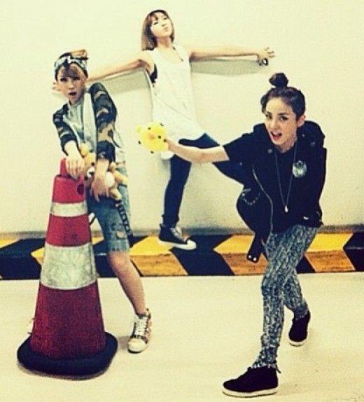 2NE1 Turns Parking Garage Into A Photo Shoot Set | Soompi