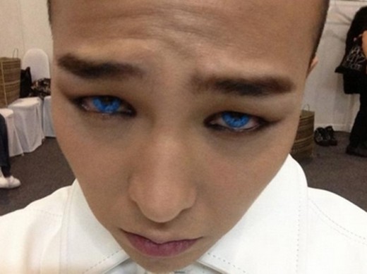 G-Dragon Transforms into a Sad Kitten with Blue Eyes | Soompi