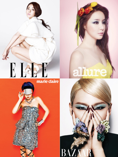 2NE1 Takes Over Fashion Magazines | Soompi