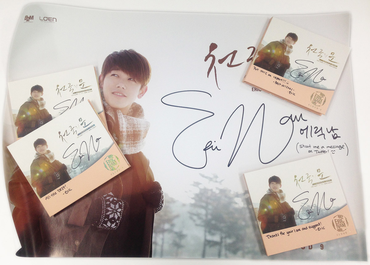 [Exclusive] Eric Nam Signed CD + Poster Giveaway | Soompi