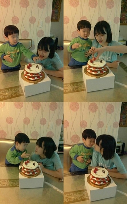 [SNS PIC] Sulli Celebrates Her Birthday With Her Baby Brother | Soompi