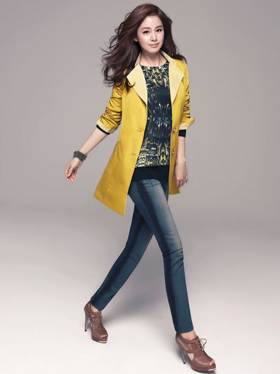 The Beautiful Kim Tae Hee Models for Isabey’s 2013 Spring Collection ...