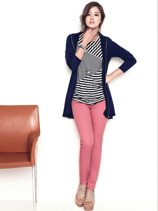 The Beautiful Kim Tae Hee Models for Isabey’s 2013 Spring Collection ...