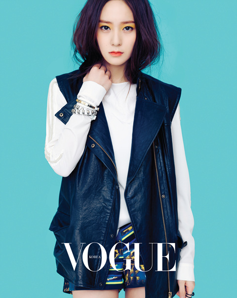 Krystal Radiates Spring in Photoshoot With “Vogue” | Soompi
