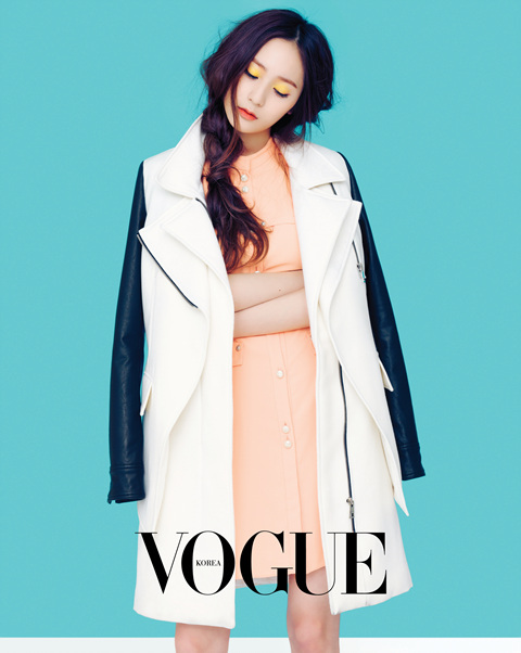 Krystal Radiates Spring in Photoshoot With “Vogue” | Soompi