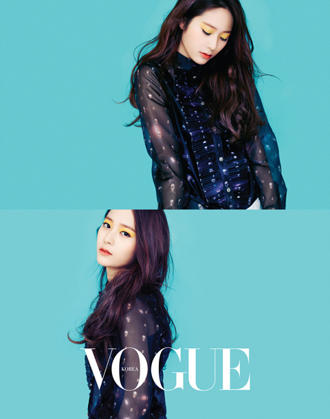Krystal Radiates Spring in Photoshoot With “Vogue” | Soompi
