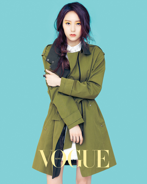 Krystal Radiates Spring in Photoshoot With “Vogue” | Soompi