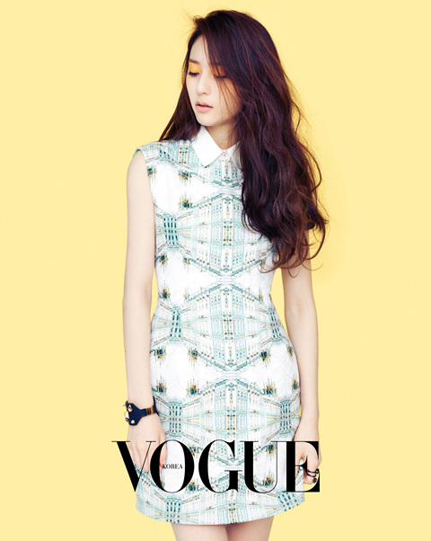 Krystal Radiates Spring in Photoshoot With “Vogue” | Soompi