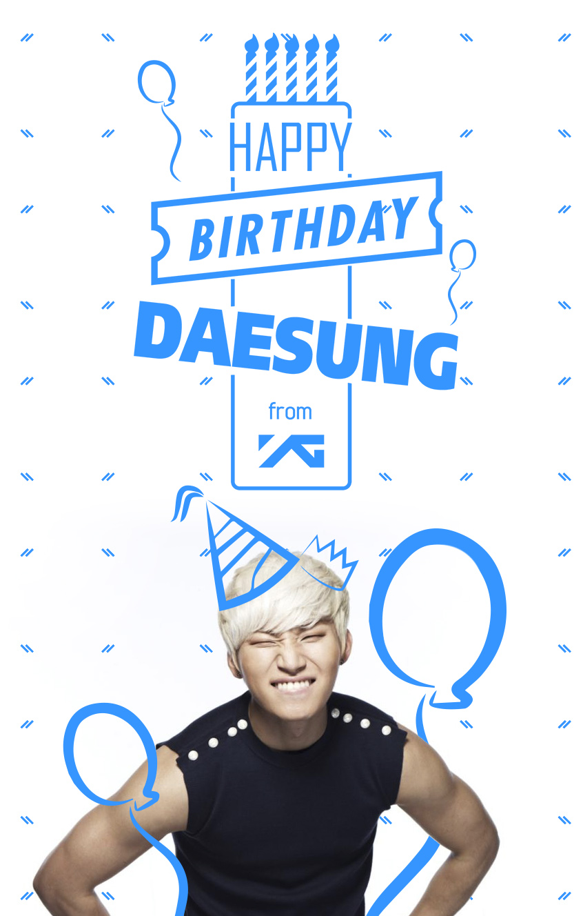[Gallery] Happy Birthday, Daesung! YG Family Celebrates Daesung’s 23rd ...