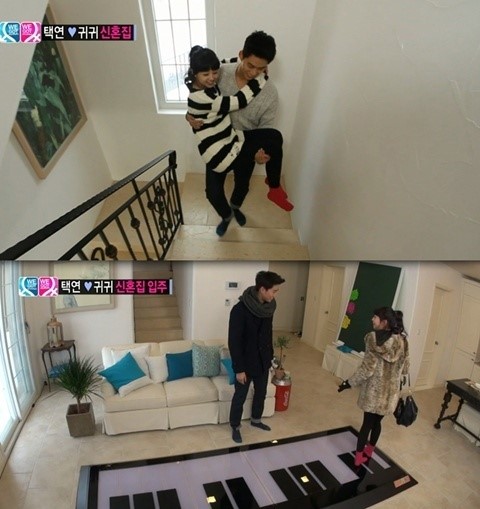 Taecyeon Romantically Carries His Wife Gui Gui Home in WGM | Soompi