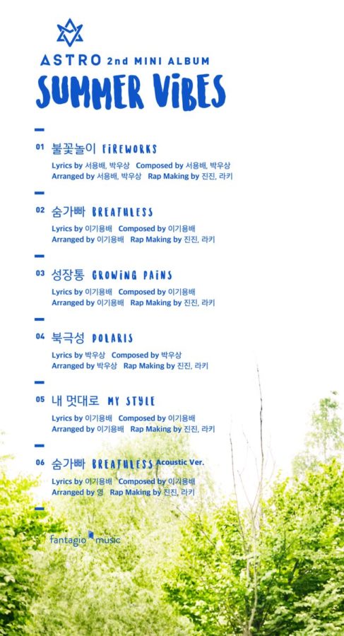 Update: ASTRO Shares Track List For Upcoming Return With “Summer Vibes ...