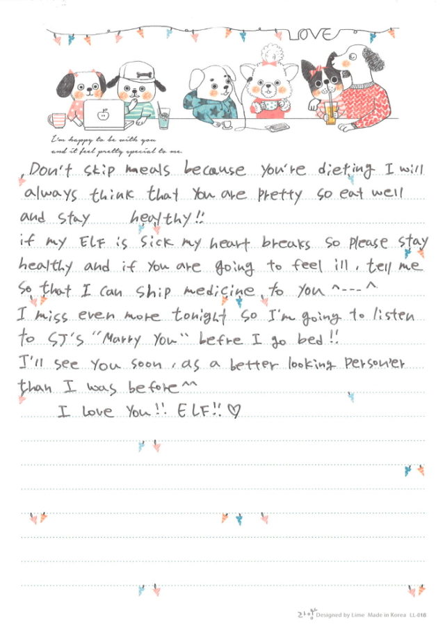 Super Junior’s Donghae Writers Letters To Fans In 3 Different Languages ...