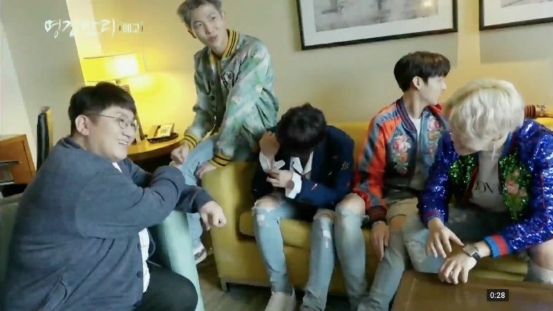 Watch: BTS And Bang Shi Hyuk Offer Glimpse Behind The Scenes Of K-Pop ...