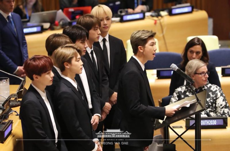 First Lady Of South Korea Gifts BTS Commemorative Watches At UNICEF ...