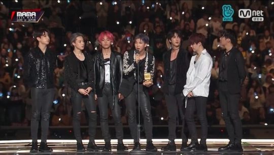BTS Wins Worldwide Icon Of The Year At 2018 MAMA Fans’ Choice In Japan, Total Of 4 Awards | Soompi