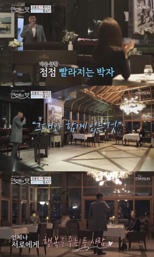 Kim Jong Min Surprises Girlfriend Hwang Mi Na With A Romantic Event ...