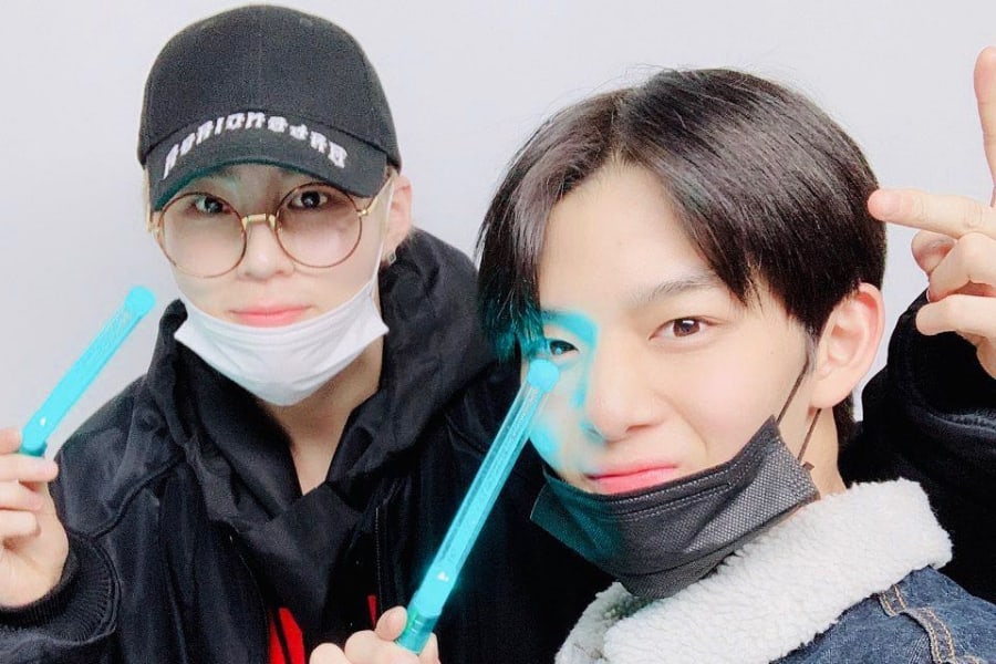 Wanna One's Ha Sung Woon and Bae Jin Young Reunite To Attend Taemin's ...