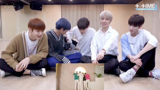 Watch: TXT Adorably Reacts To Their “Cat & Dog” MV | Soompi