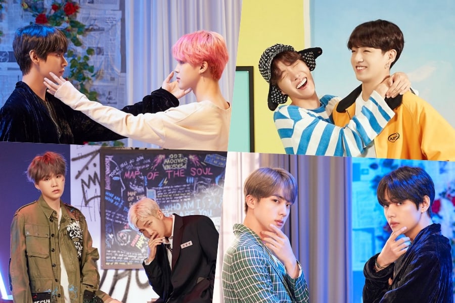 BTS Gets Creative In Gorgeous Family Portraits For 2019 BTS Festa | Soompi
