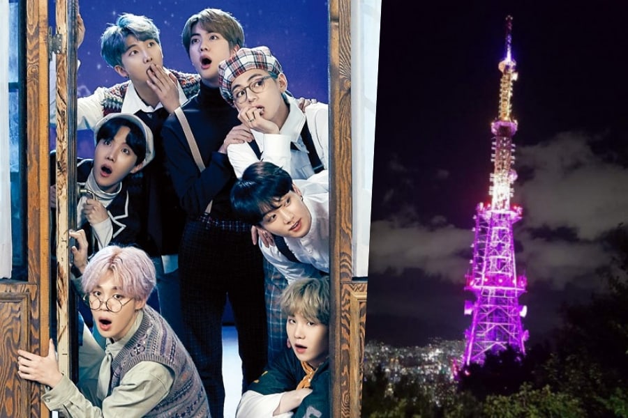 Busan Welcomes BTS And ARMY For Fan Meetings By Lighting Up Landmarks ...
