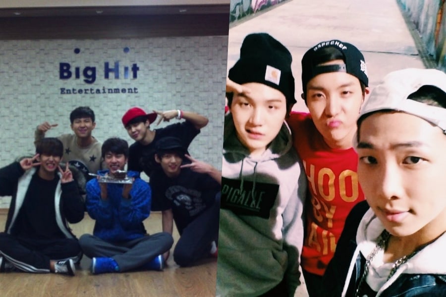 BTS Reminisces Over Their Beginnings With Throwback Photos | Soompi