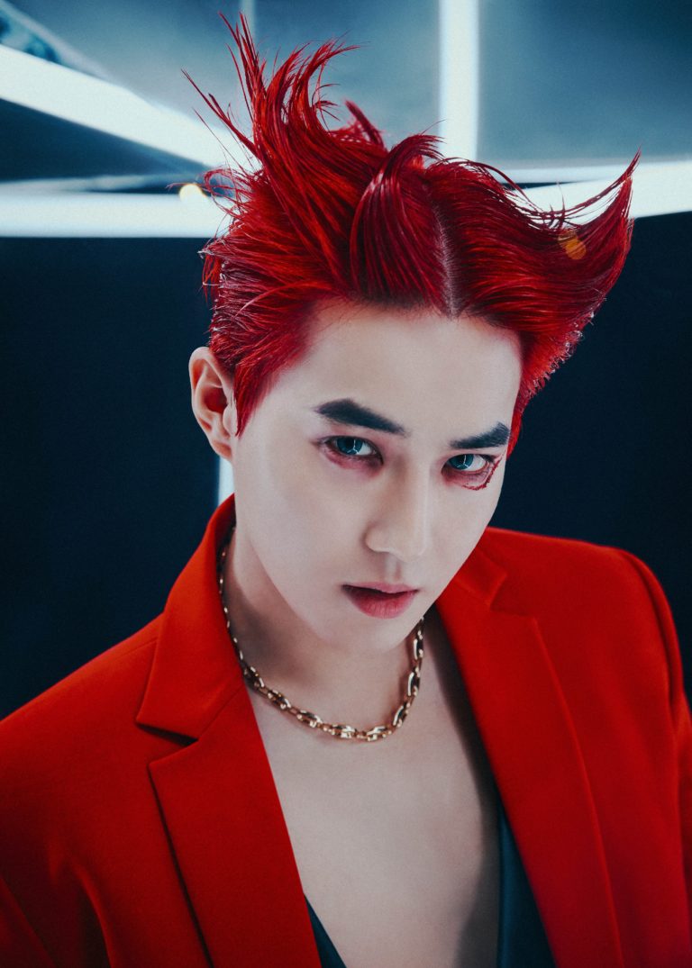 Watch: EXO’s Suho Rocks Good And Evil Looks With Fiery Red Hair In ...