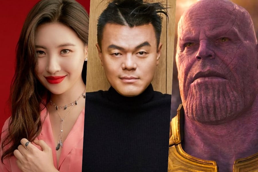 Sunmi Compares Park Jin Young To Thanos In Hilarious Exchange | Soompi