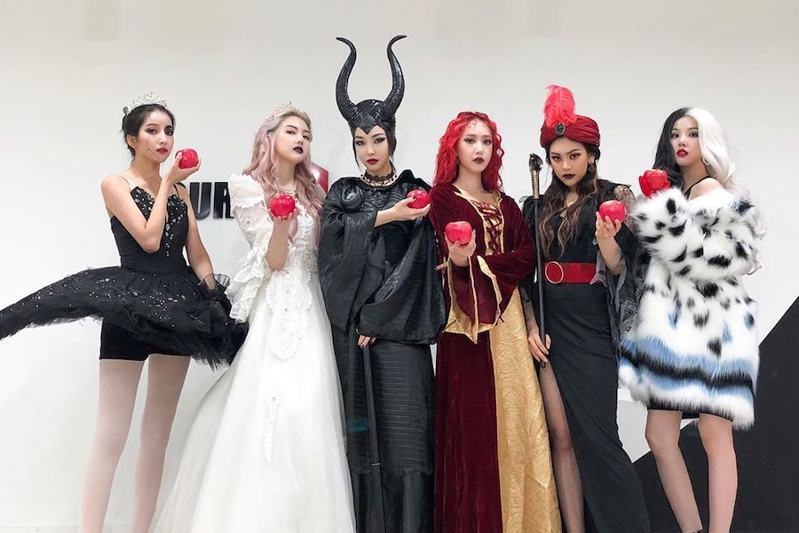Update: GFRIEND Dresses Up In "Witch" Version Of "Apple" Choreography ...
