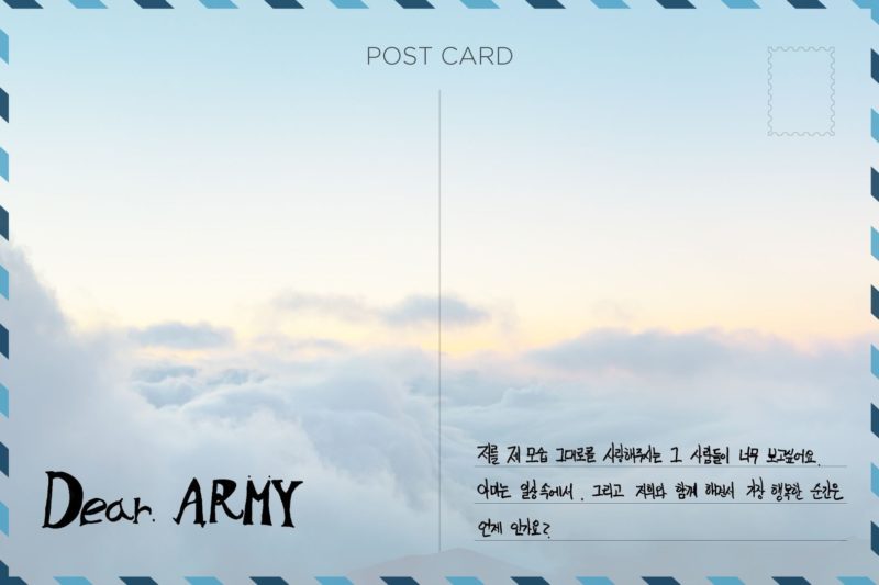 Update: BTS Gears Up For New Album “BE” With Handwritten Postcards From ...