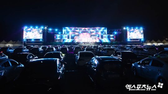 Idols Light Up The Stage And Red Carpet At Korea Music Drive-In ...