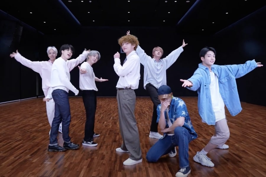 Watch: BTS Is Full Of Infectious Energy In "Permission To Dance" Dance ...