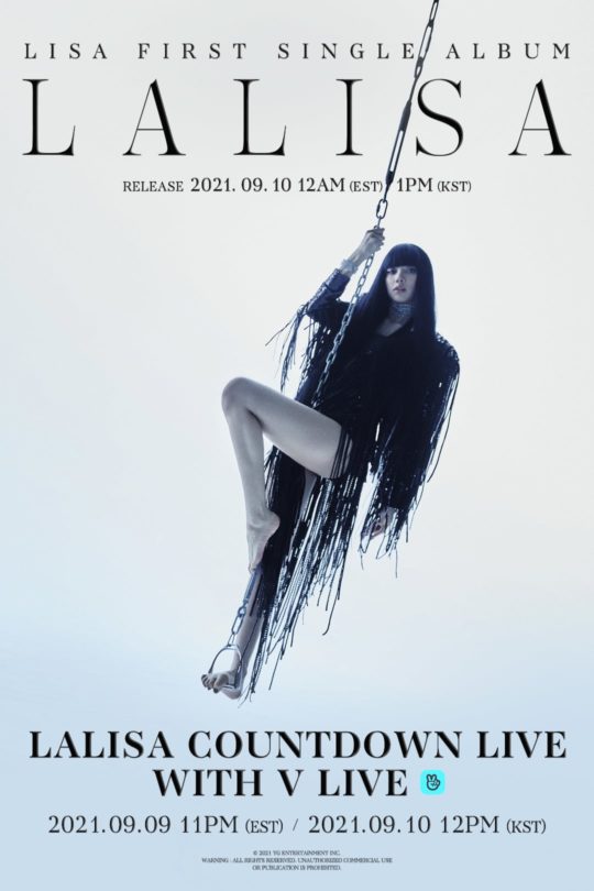 Update: BLACKPINK’s Lisa Shares D-Day Poster For Her Solo Debut “Lalisa ...