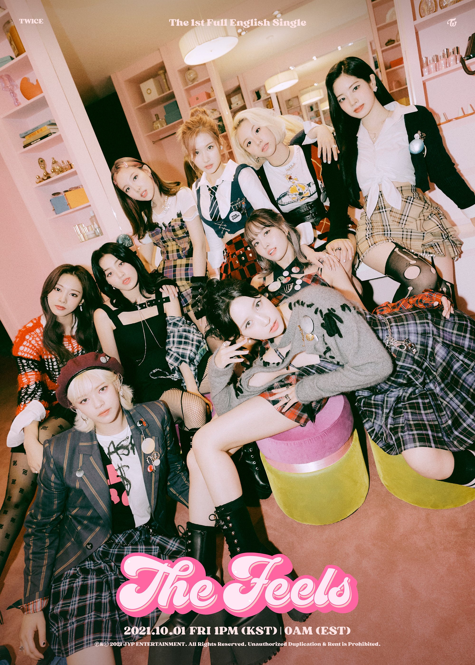 Update TWICE Briefly Previews 1st English Single The Feels With 