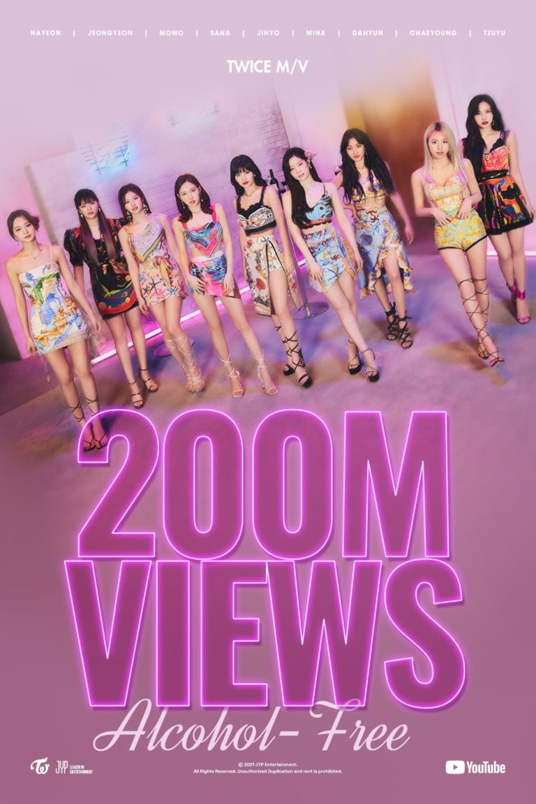 TWICE’s “Alcohol-Free” Becomes Their 15th MV To Reach 200 Million Views ...