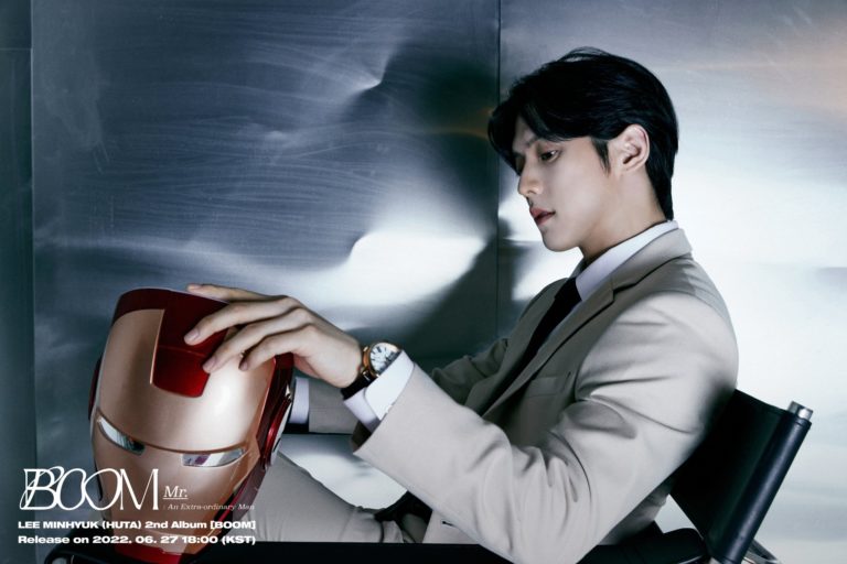 Watch: BTOB’s Minhyuk (HUTA) Makes Bold Solo Comeback With “BOOM” MV ...