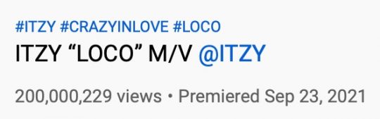 ITZY's "LOCO" Becomes Their 5th MV To Surpass 200 Million Views | Soompi