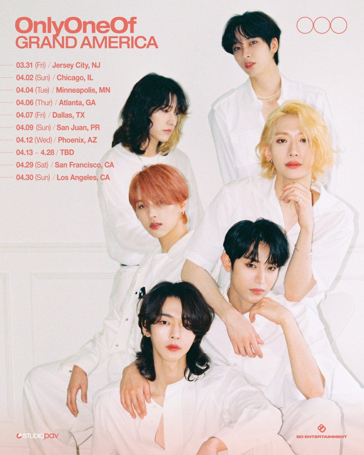 OnlyOneOf Announces Dates And Cities For Grand America Tour | Soompi