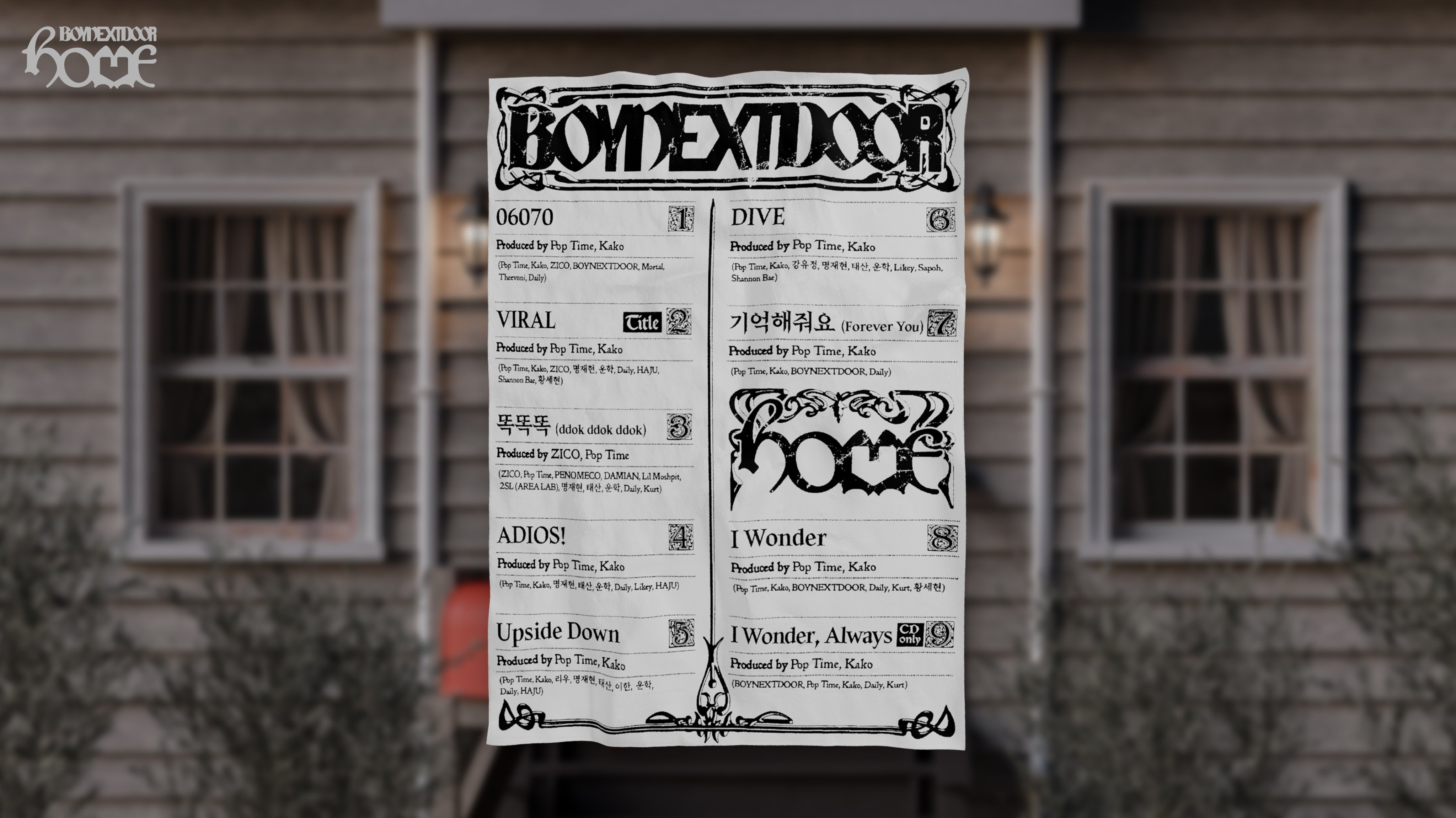 Update: BOYNEXTDOOR Reveals Track List For 1st Studio Album "HOME" | Soompi