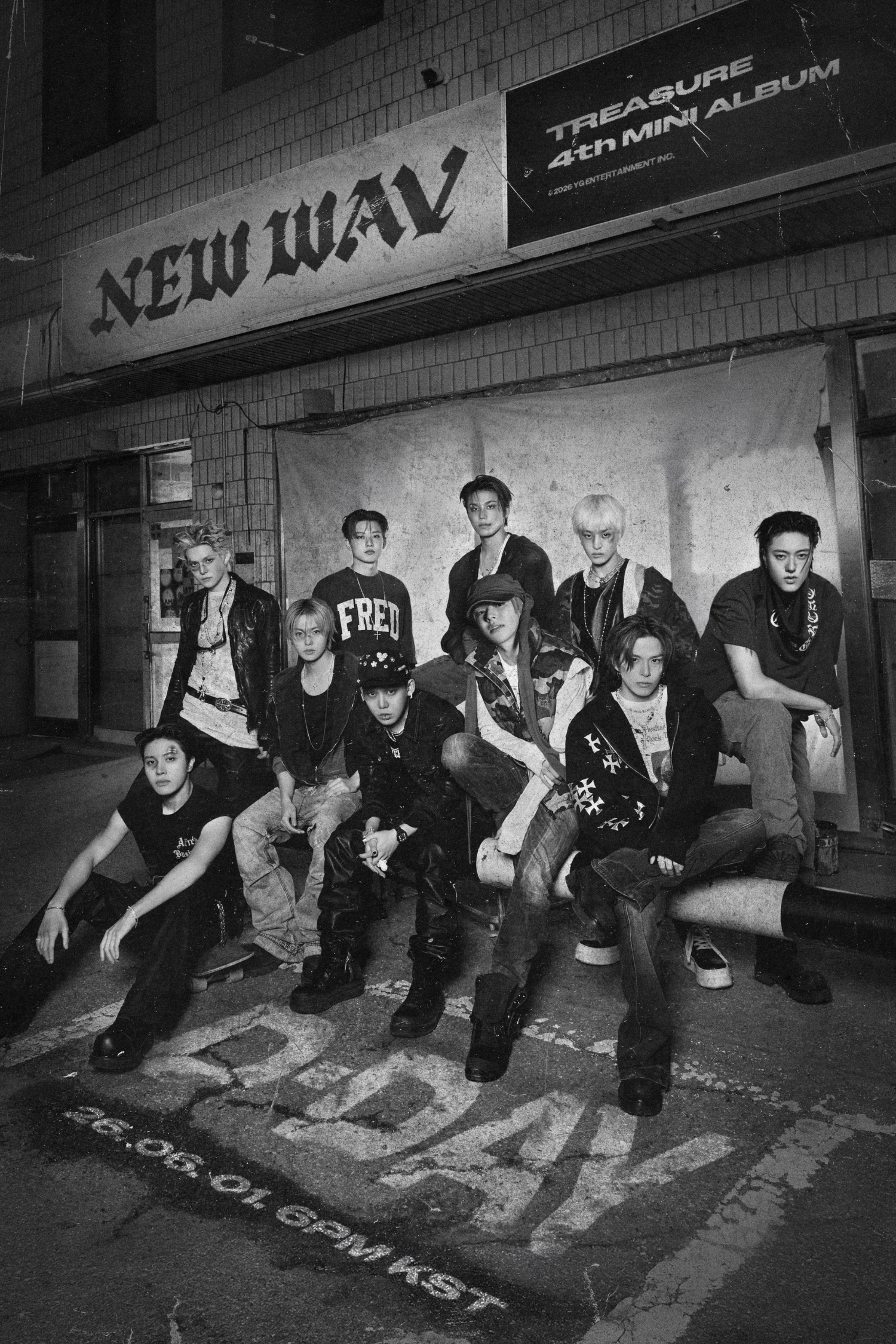 Update: TREASURE Drops D-Day Poster For "NEW WAV" Comeback | Soompi