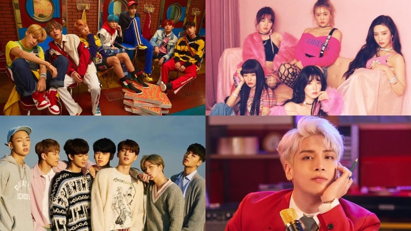 BTS, Red Velvet, iKON, Jonghyun y EXO se ubican en el Top 10 de la ...