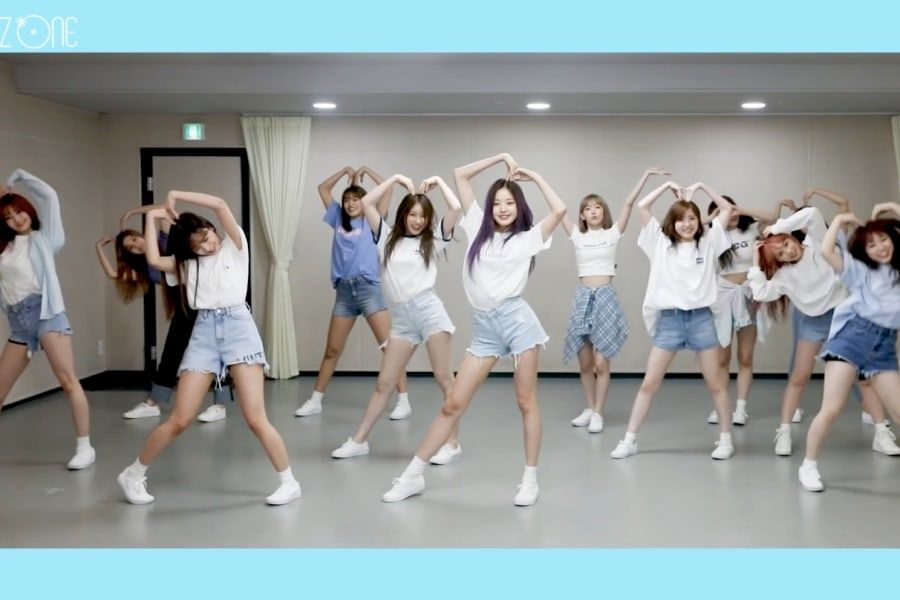 IZ*ONE revela un explosivo nuevo video de práctica para “Up” – Soompi ...
